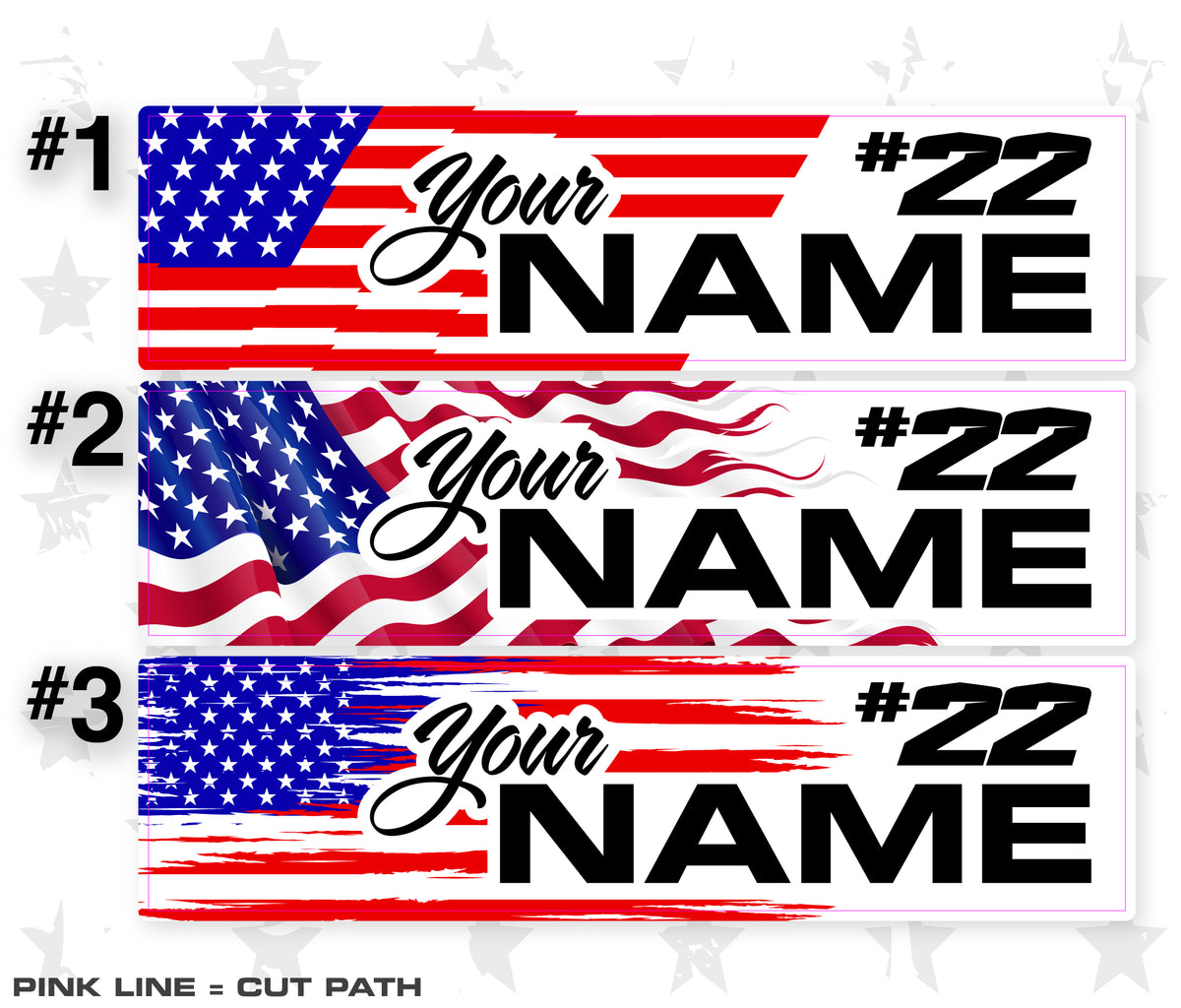 Flag Name Decal – Dynamic Designs