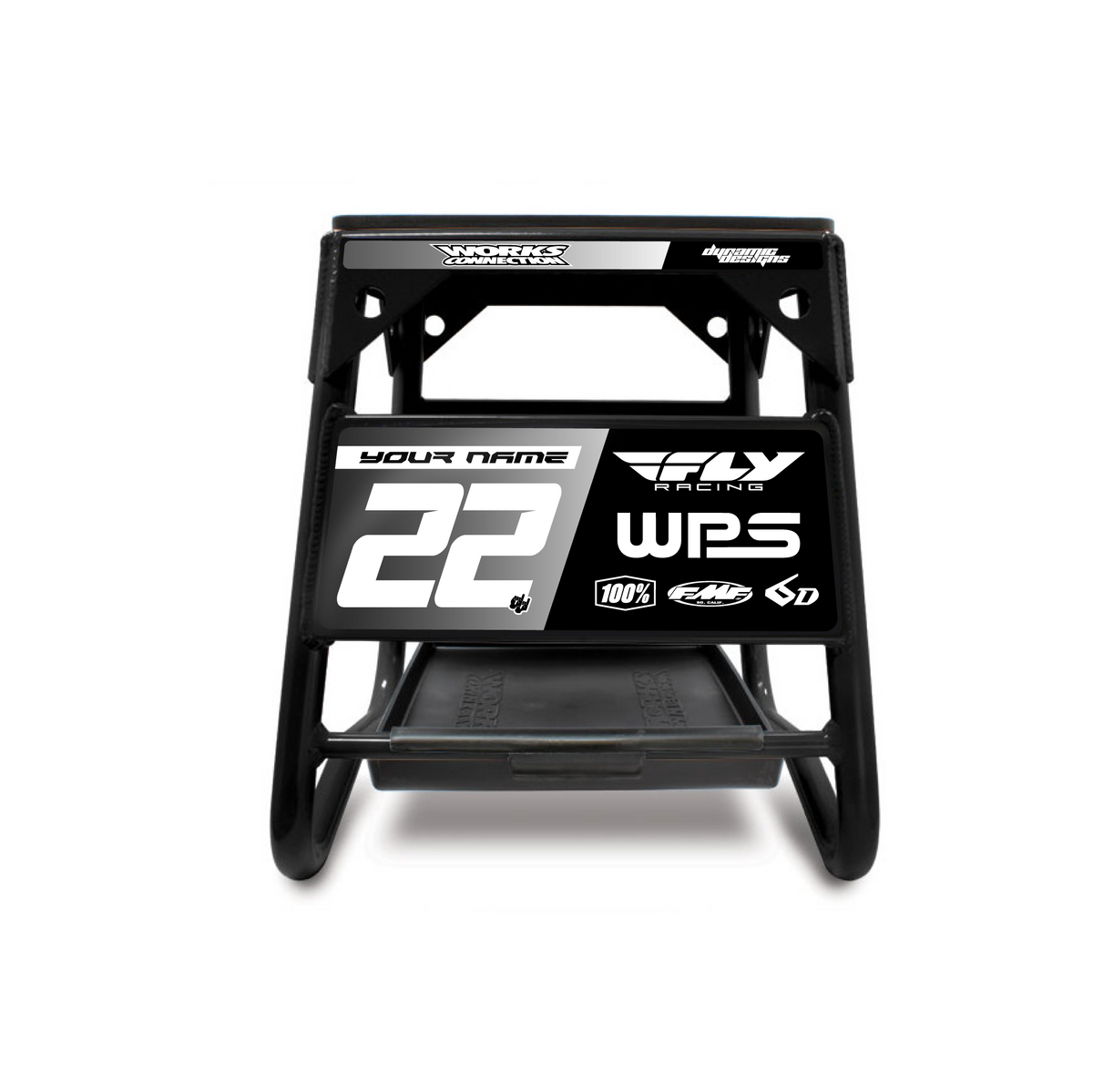 Black & White Factory - Works Connection Stand Graphics – Dynamic Designs