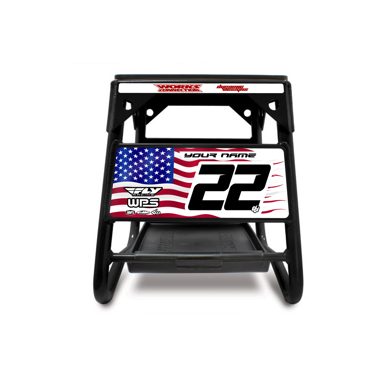 American Flag - Works Connection Stand Graphics – Dynamic Designs